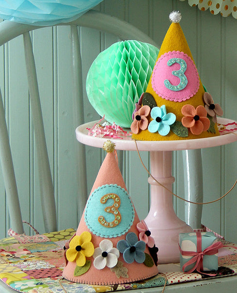 Prettiest Party Hats Sewing Pattern – Posie: Patterns and Kits to ...